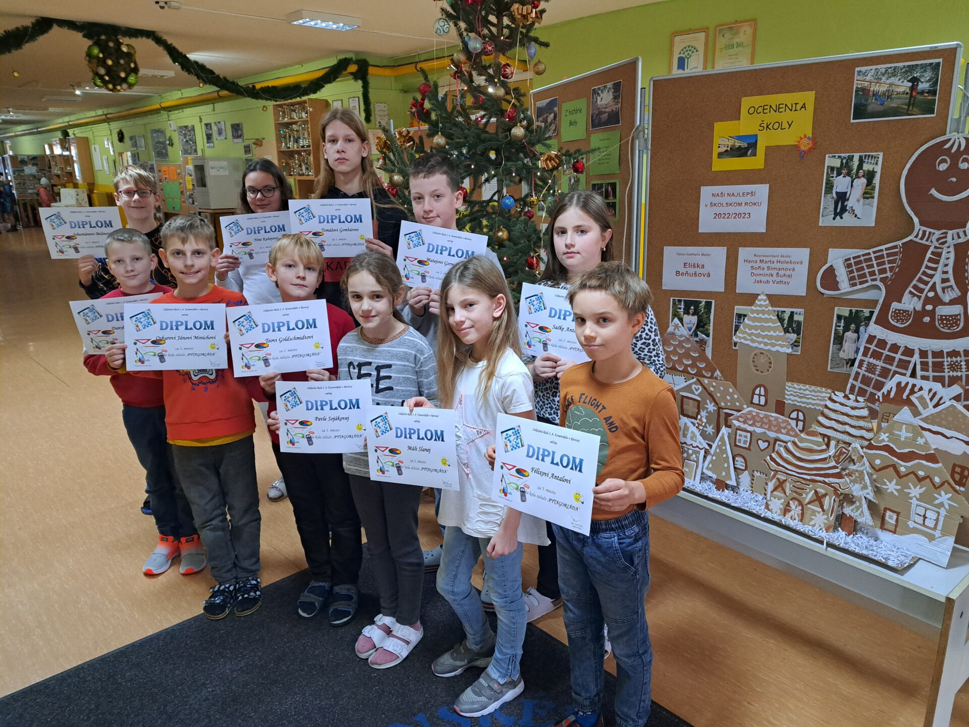 Pytagoriáda - školské kolo - Z.Š. J.A. Komenského Revúca